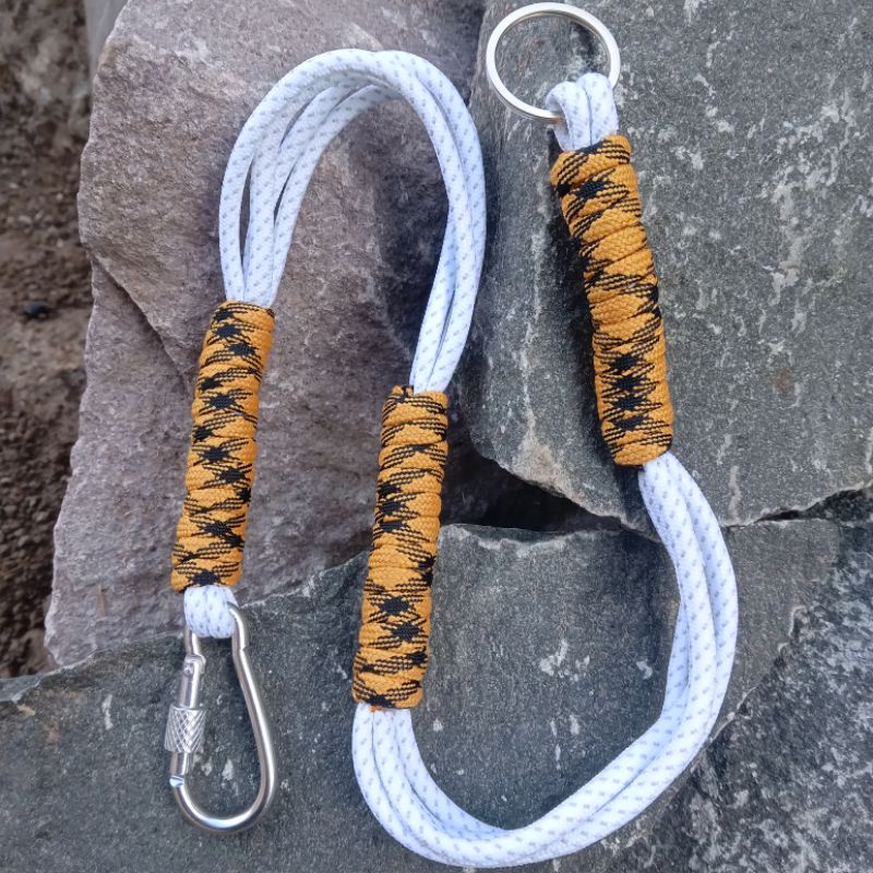 Jual Tali dompet pria keren paracord lilit tali prusik motif | Shopee ...
