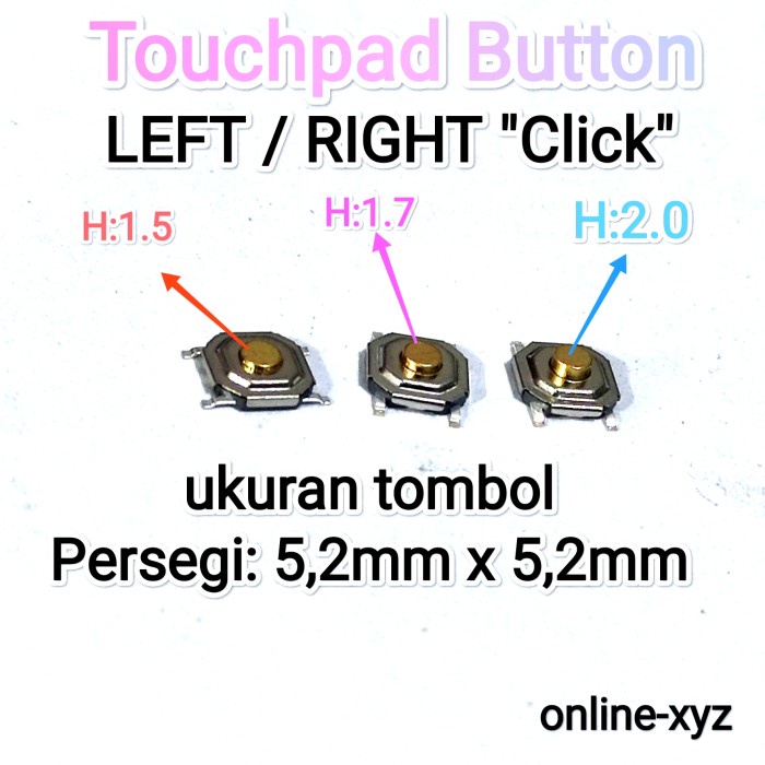 Jual tombol Touchpad Click kanan kiri ASUS ACER LENOVO HP DELL AXIOO ...
