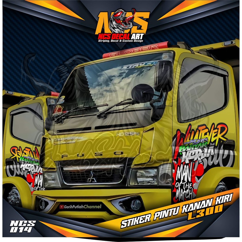 Jual Stiker Decal Pintu Depan Sepasang Kanan Kiri SEDIKIT GAYA BANYAK ...