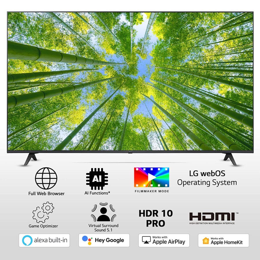 Jual LG UHD 4K 50" Smart TV Webos ThinQ AI 50UQ8050 50UQ8050PSB 2022 | Shopee Indonesia