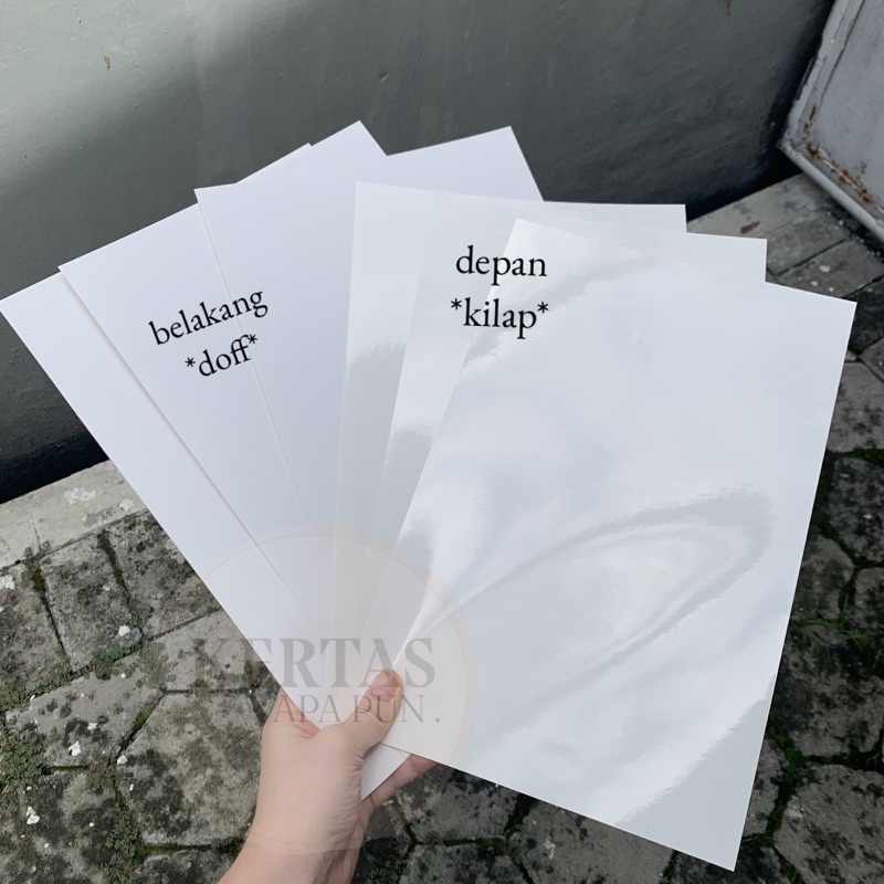 Jual Kertas Karton Glory Putih / Duplex Kilap / Duplex Kaca / Cast ...