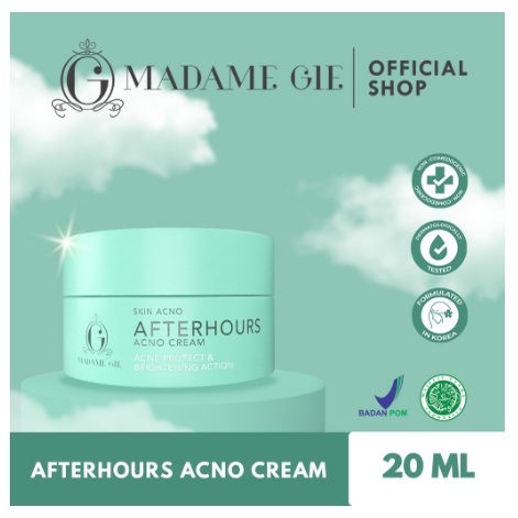 Jual Madame Gie Skin Acno Afterhours Acno Cream 20 gr | Shopee Indonesia
