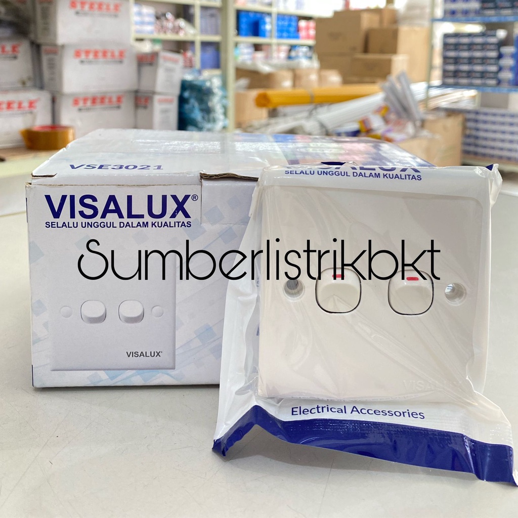 Jual SAKLAR SERI SAKLAR DUA PETIK TIPE SWITCH E SERIES SNI VISALUX ...