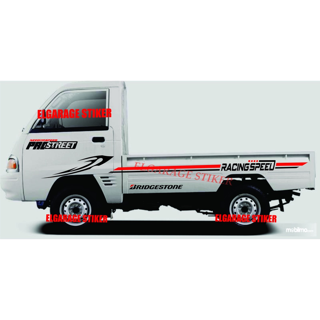 Jual Stiker mobil pick up suzuki futura cutting stiker racing speed ...
