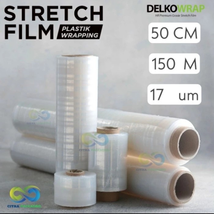 Jual Plastik Wrapping Stretch 50 cm x 150 cm Delco Wrap | Shopee Indonesia