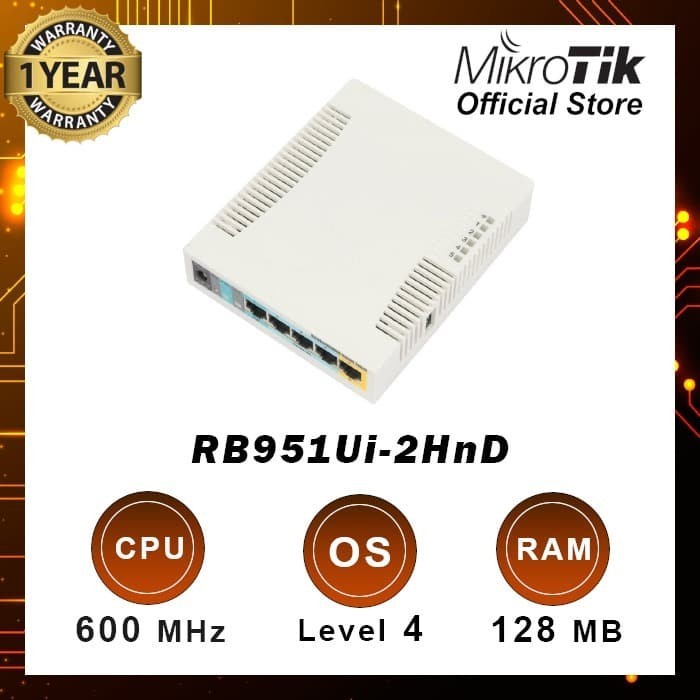 Jual Mikrotik Routerboard RB951Ui-2HnD | Shopee Indonesia