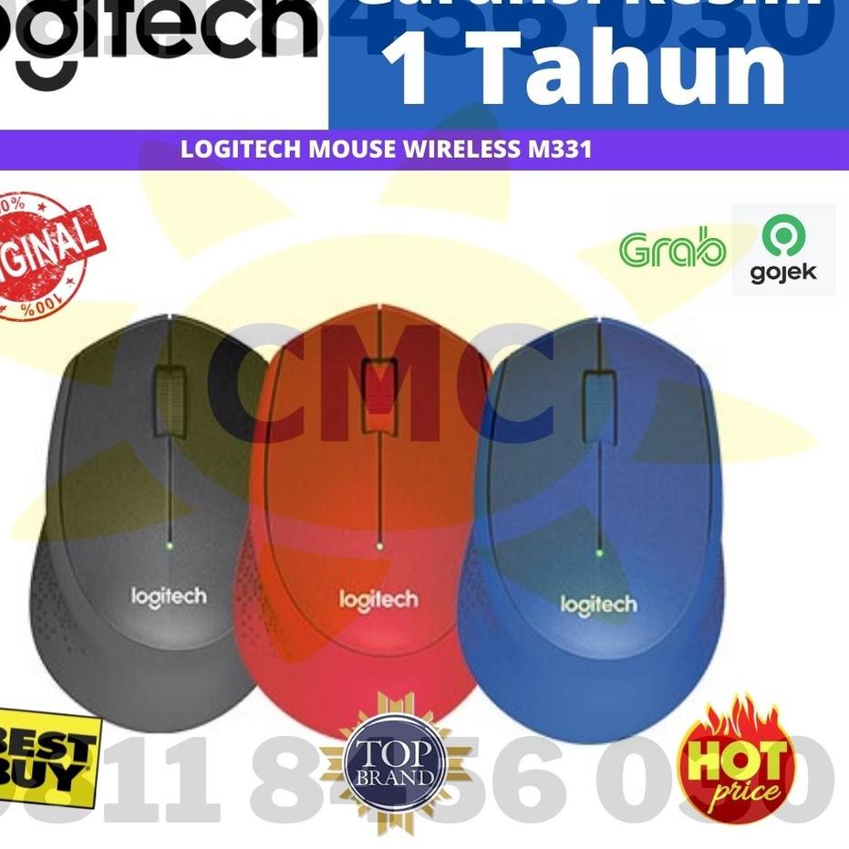 Jual Ready 096GD LOGITECH MOUSE WIRELESS M331 M 331 Silent Plus Mouse ...