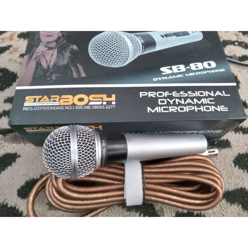 Jual Mic Starbosh SB 80 original Suara detail bass empuk | Shopee Indonesia