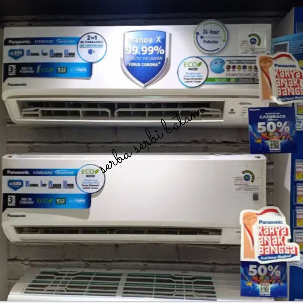 Jual AC Panasonic 1/2 PK Deluxe Lowwatt CS/CU XN5WKJ - Unit Only BATAM | Shopee Indonesia