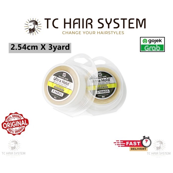 Jual Ultra Hold Roll Lem Toupee Lem Wig Rambut Palsu Lakban WIg ...