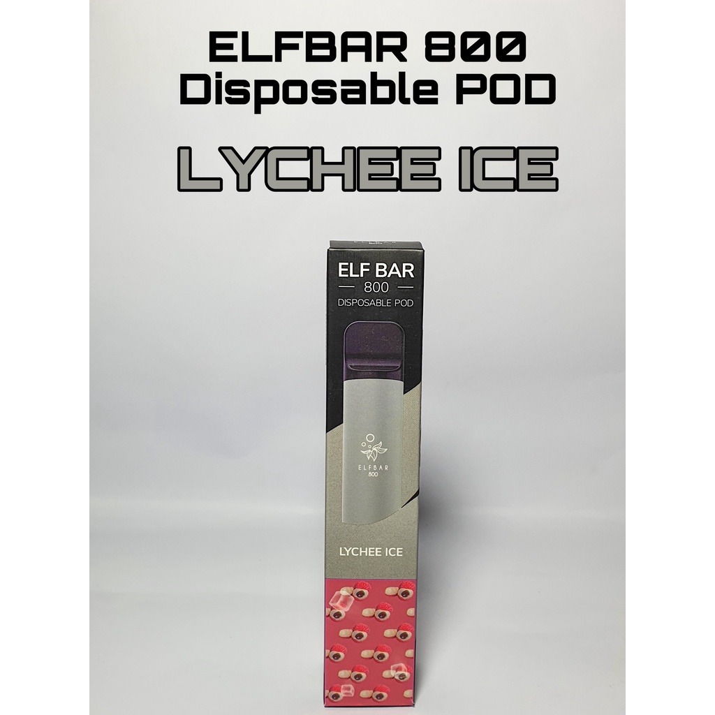 Jual ELFBAR 800 Lychee ICE disposable pod/disposable vape | Shopee ...