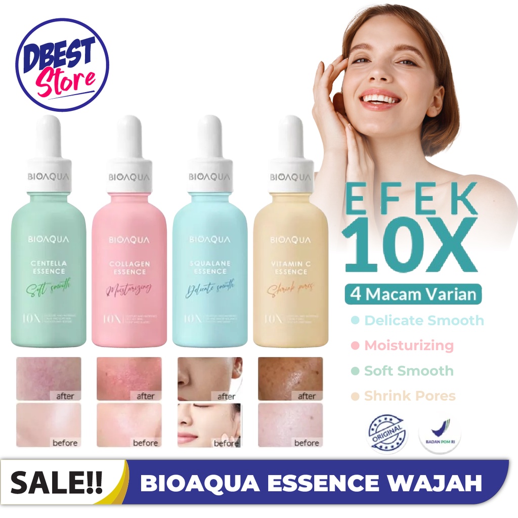 Jual BIOAQUA Efek 10X Serum Series Collagen 30ml | Shopee Indonesia