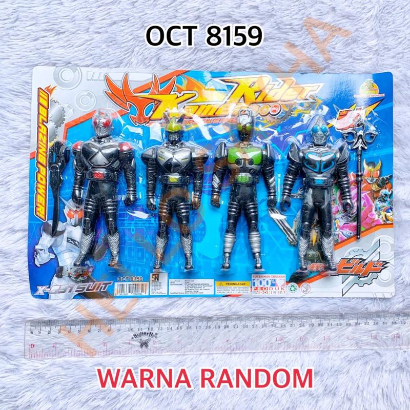 Jual MAINAN OCT 8159 KAMEN RIDER ISI 4 PCS SUPERHERO ROBOT ROBOTAN ...