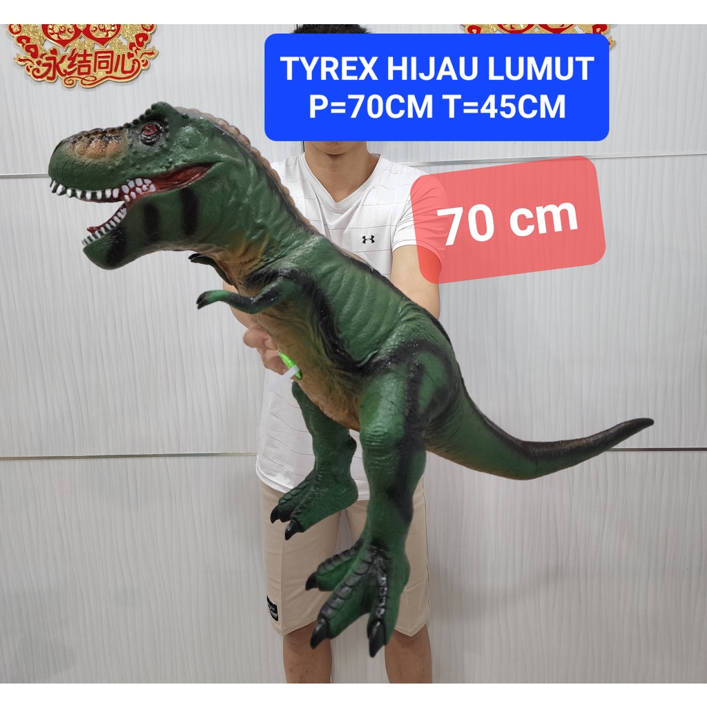 Jual PROMO MAINAN DINOSAURUS TYREX BIG SIZE 70CM T-REX JUMBO SUPER ...