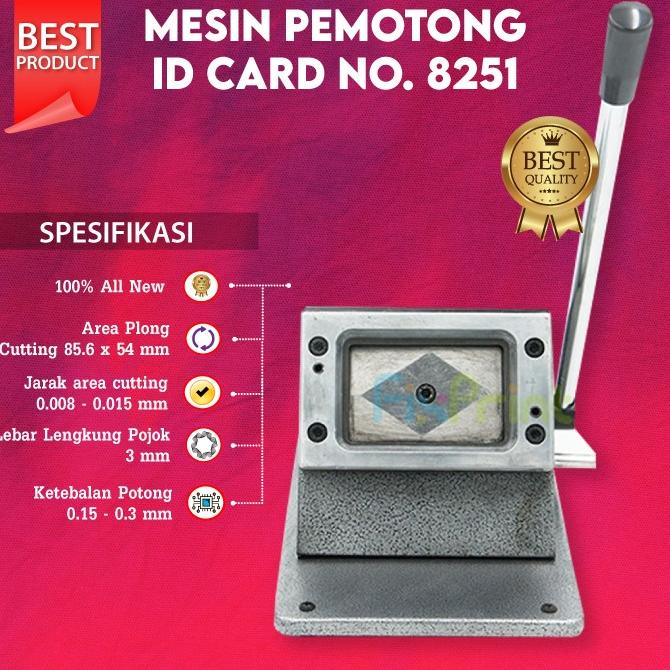 Jual Mesin Plong Pemotong ID Card Alat Potong PVC Cutter Instant 85 ...