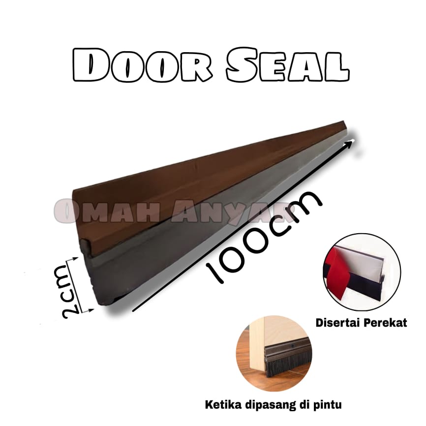 Jual Door Seal Penutup Celah Bawah Pintu Penghalang Debu dan Serangga | Shopee Indonesia