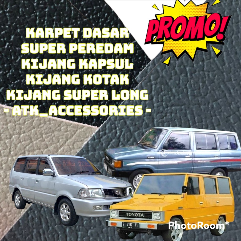Jual KARPET DASAR MOBIL PEREDAM - KIJANG KAPSUL / KIJANG SHORT / KIJANG ...