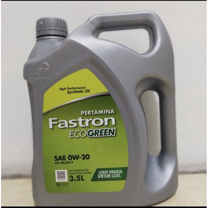 Jual Fastron ECOGREEN sae OW20 kemasan galon isi 3.5 liter | Shopee ...