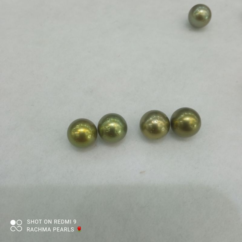 Jual Giwang tusuk mutiara air laut warna hijau setelan anting giwang ...