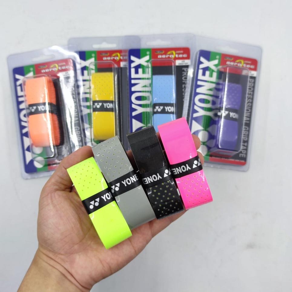 Jual GRIP YONEX AEROTEC MOTIF LUBANG BINTIK - GRIP BULUTANGKIS YONEX ...