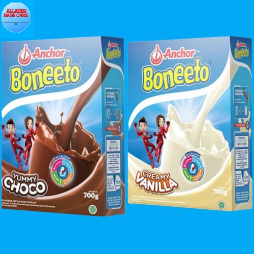 Jual Boneeto Susu Bubuk Vanila & Coklat ED Juli 2024 685g | Shopee ...