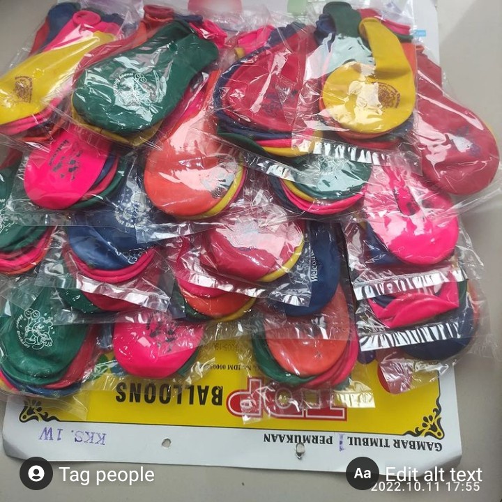 Jual Balon tiup Harga per bungkus (isi 10pcs) | Shopee Indonesia