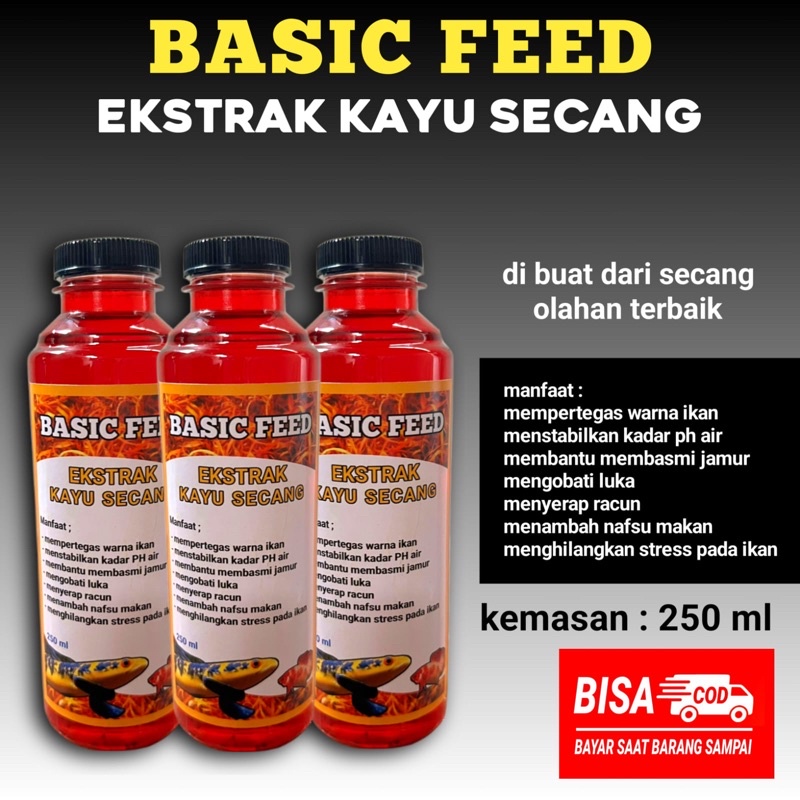 Jual basic feed ekstrak kayu secang 250ml | Shopee Indonesia