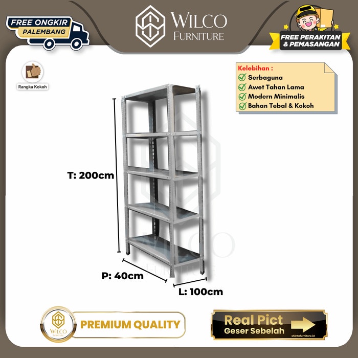 Jual Rak Besi Custom Serbaguna / Rak Besi Tingkat / Rak Besi ...