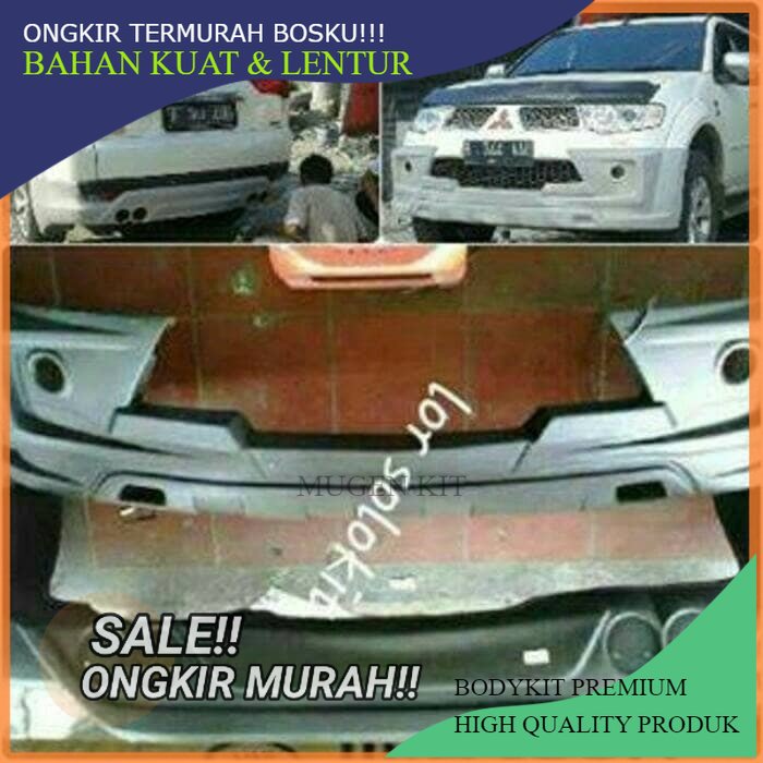 Jual ( GRADE A ) AKSESORIS BEMPER MOBIL BODYKIT PAJERO ZERCON BELAKANG ...