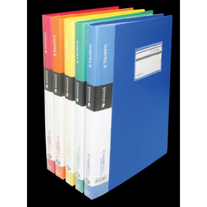 Jual DISKON CLEAR HOLDER FILE MAP DOKUMEN DISPLAY BOOK A4 ISI 40 ...