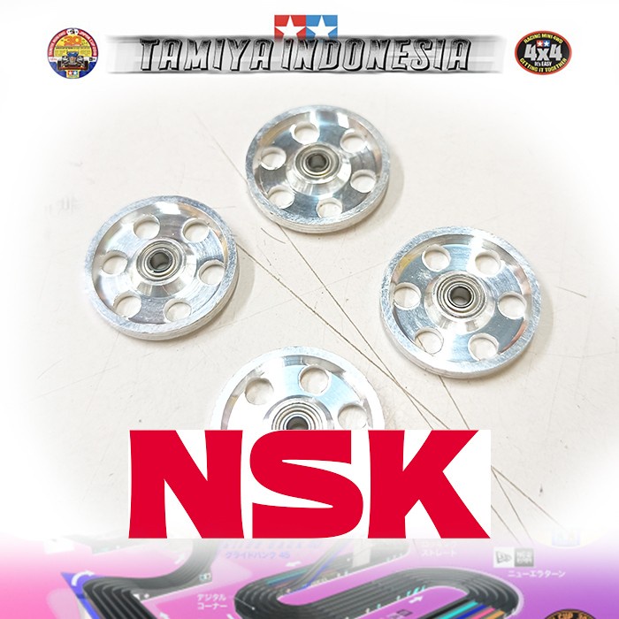 Jual REP TAMIYA 95074 LIGHTWEIGHT 19MM ALUMINUM BALL RACE ROLLER - NSK ...