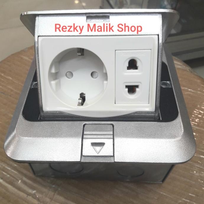 Jual Stop Kontak Lantai panasonic Stop kontak arde + stop kontak ...