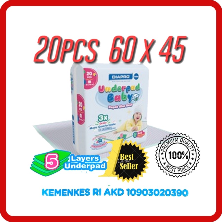 Jual DV Underpad Baby 20's | Shopee Indonesia
