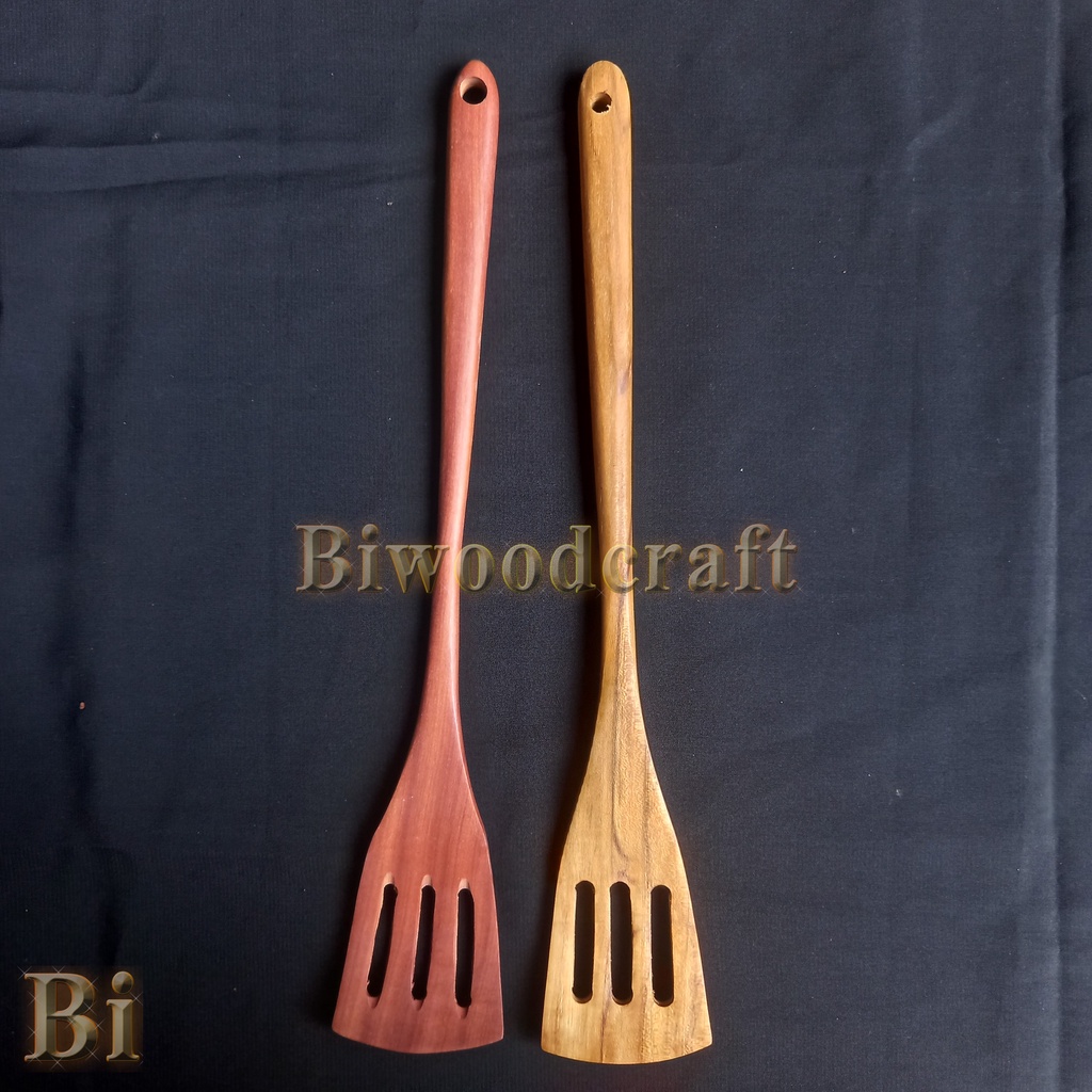 Jual Spatula Kayu Lobang 3 Sawo 35 cm - Sutil Kayu Goreng | Shopee ...