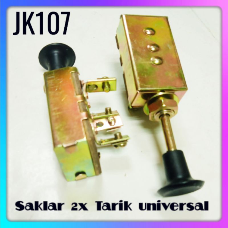 Jual SAKLAR 2X TARIK UNIVERSAL JK107 | Shopee Indonesia