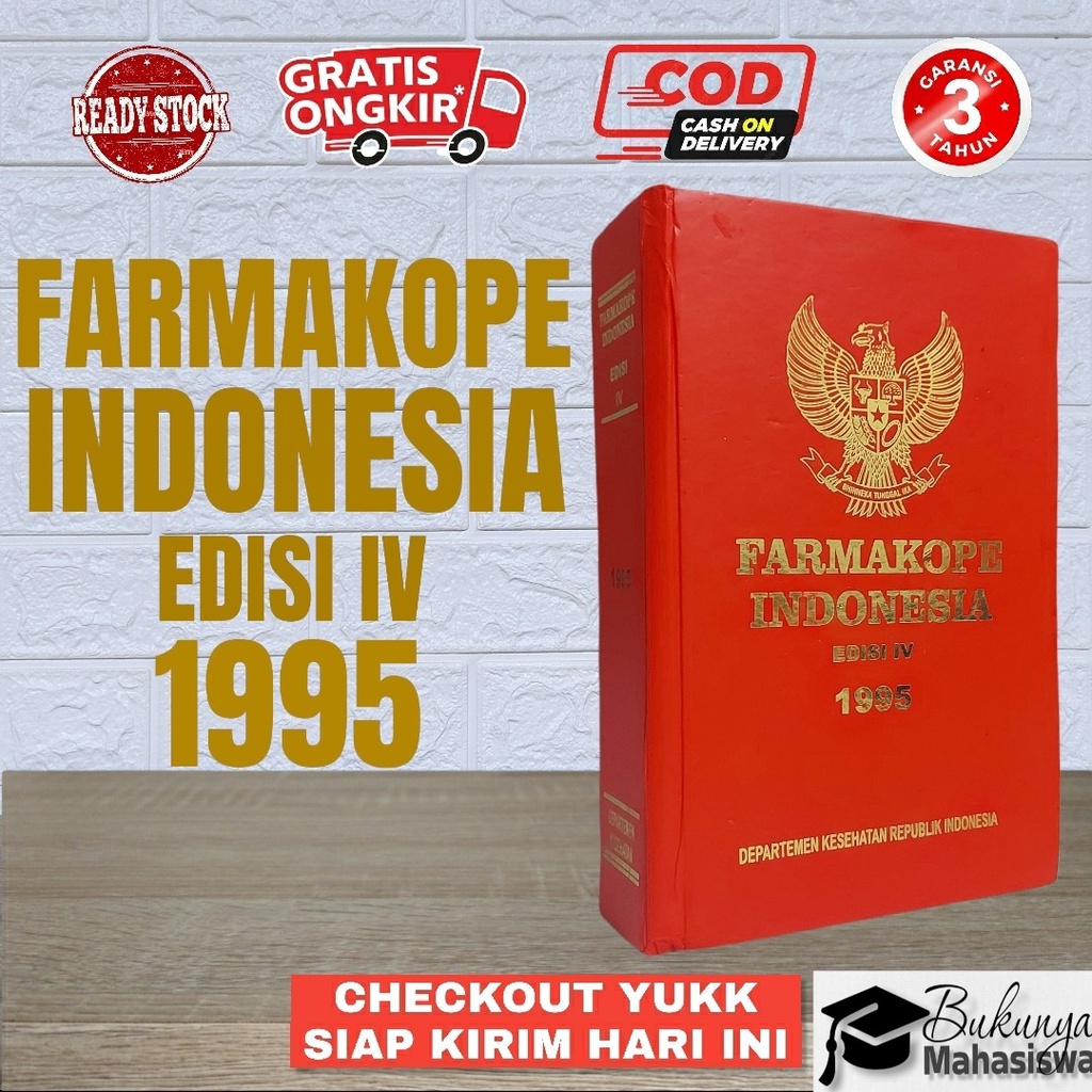 Jual FARMAKOPE EDISI 4 BUKU FARMASI DASAR FARMAKOPE 3 ISO FORMULARIUM ...