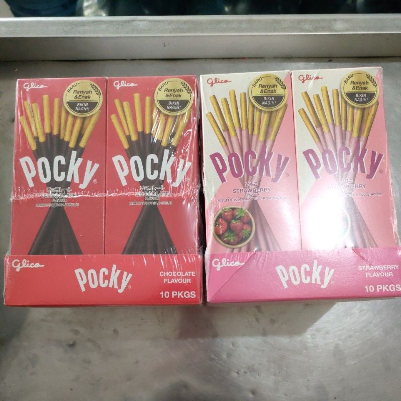 Jual Glico Pocky 22 gr / 21 gr Mini Pack Chocolatos Flavour ...