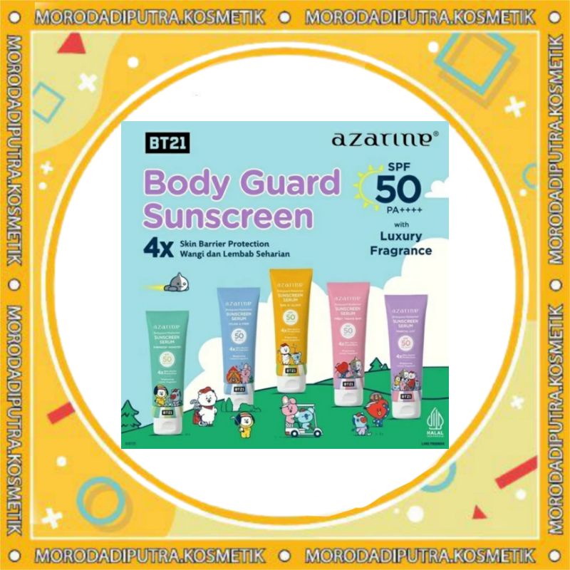 Jual Azarine X BT21 bodyguard moisturizer sunscreen serum Spf 50 PA ...