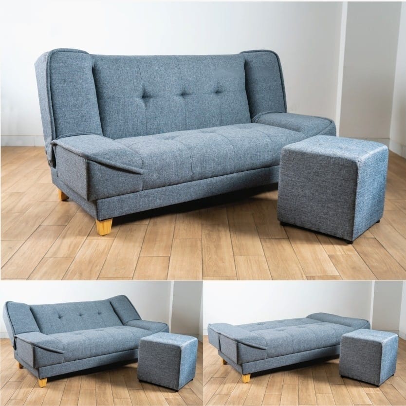 Jual sofa bed 3in1 rosa sofa bed dan paff sofa | Shopee Indonesia
