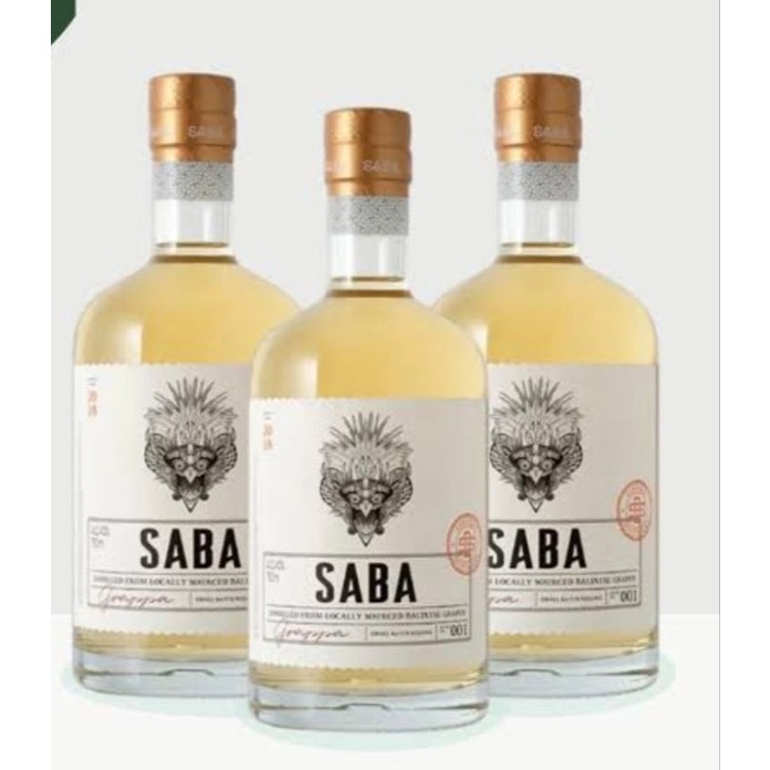 Jual botol bekas miras merk SABA grappa Bali | Shopee Indonesia