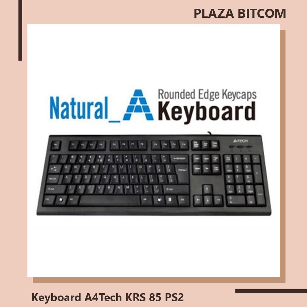 Jual Keyboard A4Tech KRS 85 PS2 / KBS 720 PS2 | BITCOM PLAZA | Shopee Indonesia