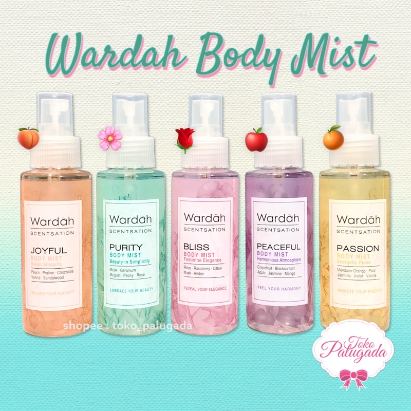 Jual [BISA COD] Wardah Scentsation Body Mist - Body Mist Wardah ...