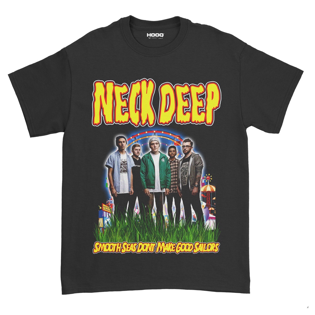 Jual ( COD ) KAOS BAND NECK DEEP - LOGO / UNISEX / BAJU NECK DEEP / T ...