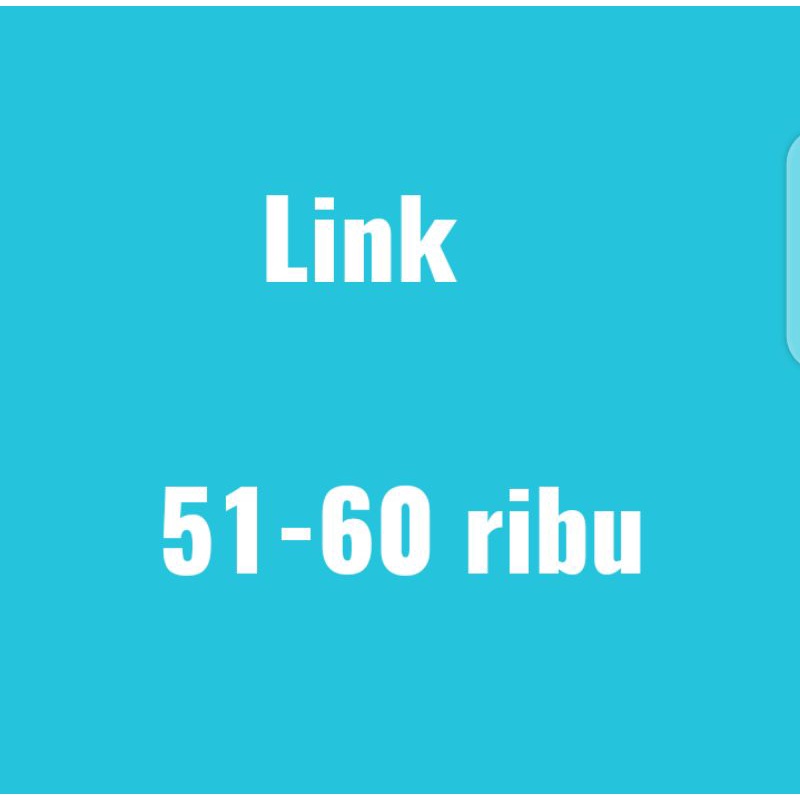 Jual link shopee live 51- 60 ribu | Shopee Indonesia