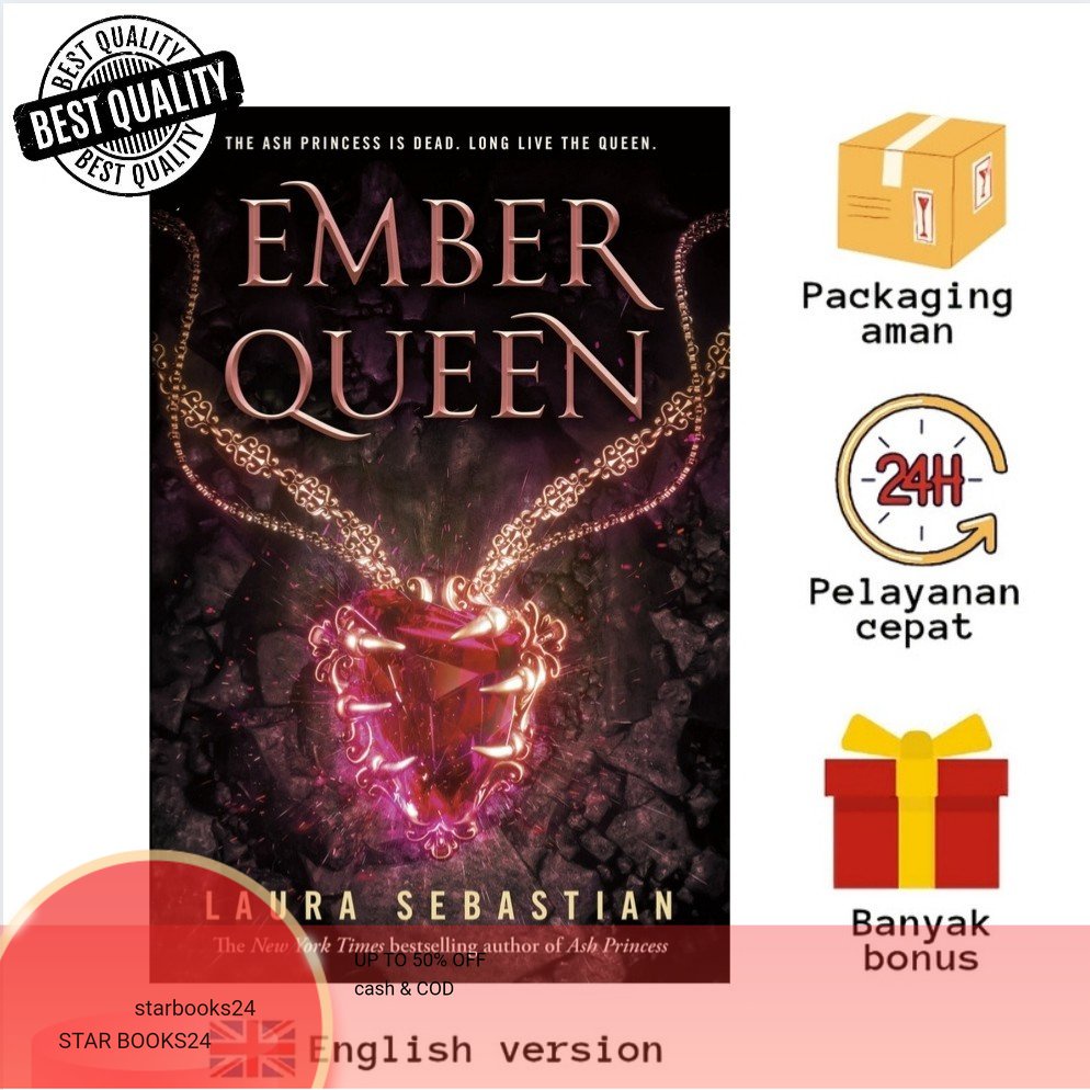 Jual Buku Ember Queen (Ash Princess Trilogy 3) by Laura Sebastian ...