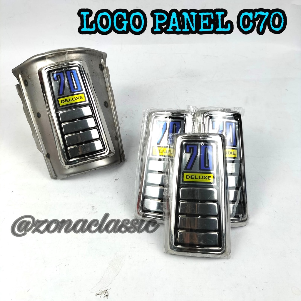 Jual Logo Panel C70 Emblem Dasi depan Honda C 70 Deluxe | Shopee Indonesia