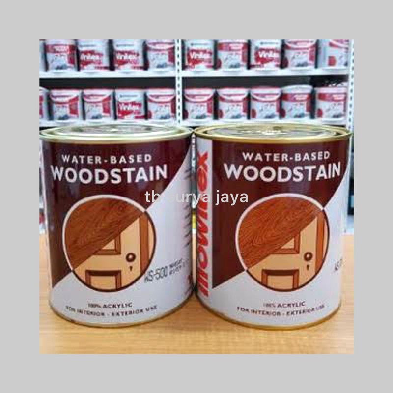Jual CAT POLITUR KAYU MOWILEX WOODSTAIN WATERBASED 1 L | Shopee Indonesia