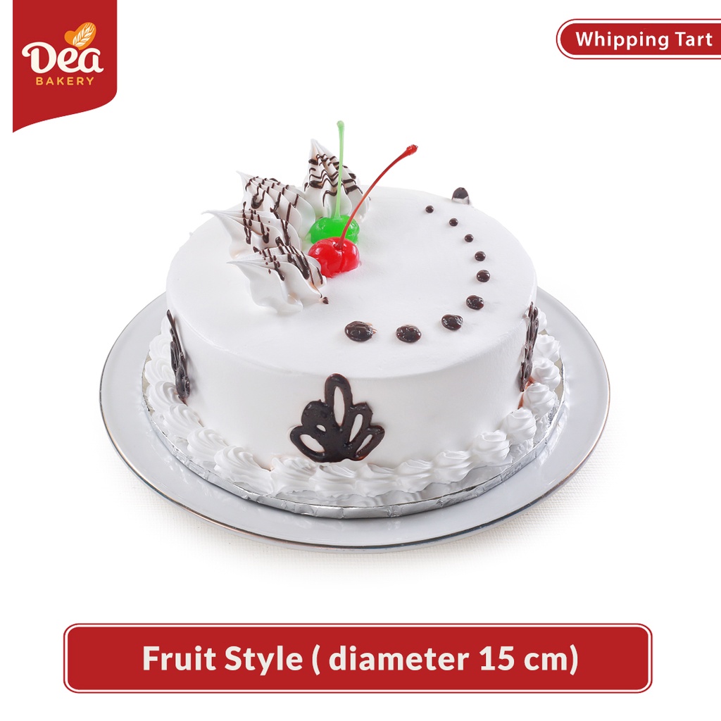Jual Whipping Tart Fruit Style Dea Bakery (diameter 15 cm) | Shopee ...