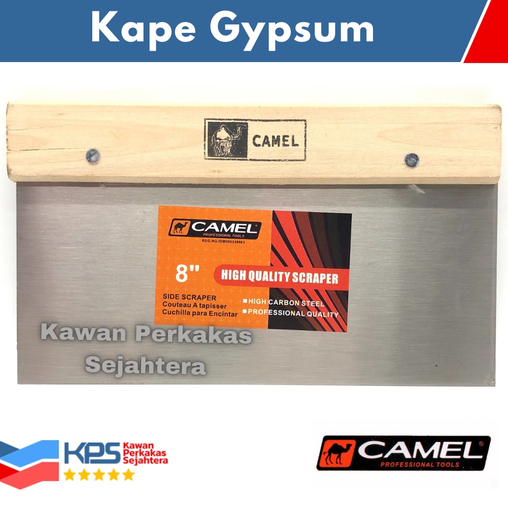 Jual CAMEL Kape Gypsum 8" Inch (20 cm) | Scraper Gipsum | Skrap Dempul ...