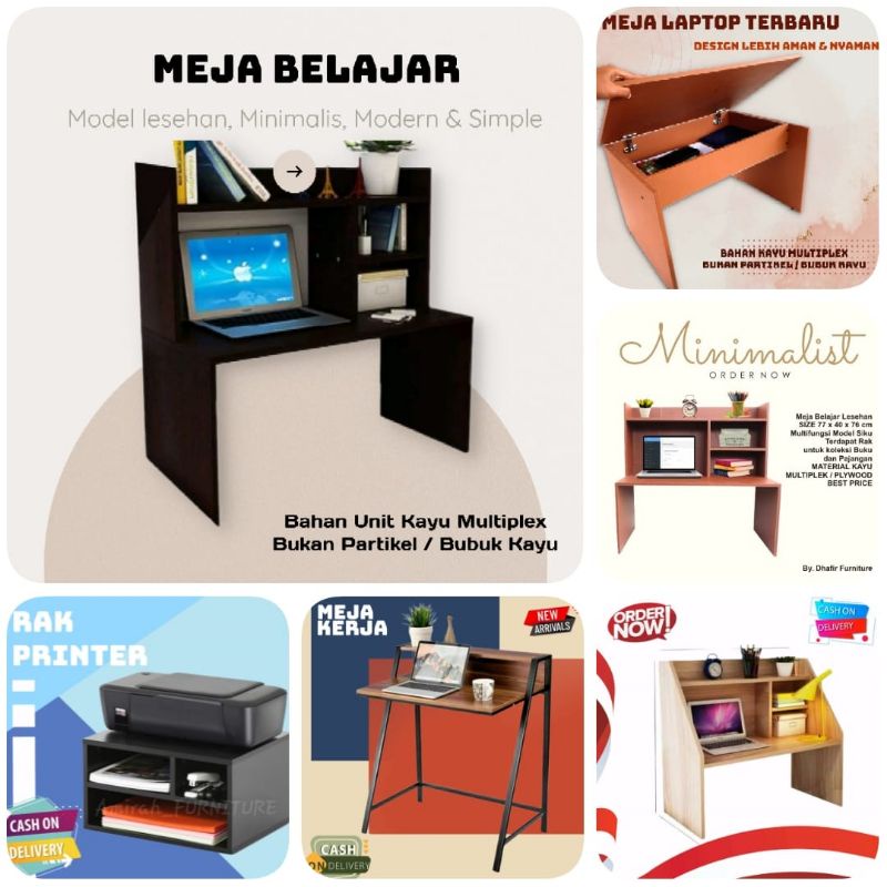 Jual Meja Belajar & Rak Printer Costum Ukuran | Shopee Indonesia
